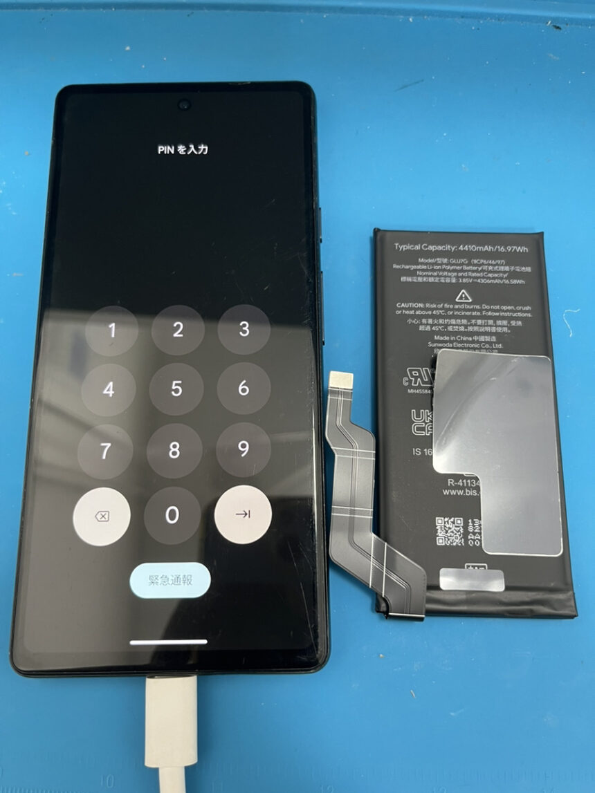 【梅田店】Pixel 6a バッテリー交換修理と費用について - スマホ修理テック